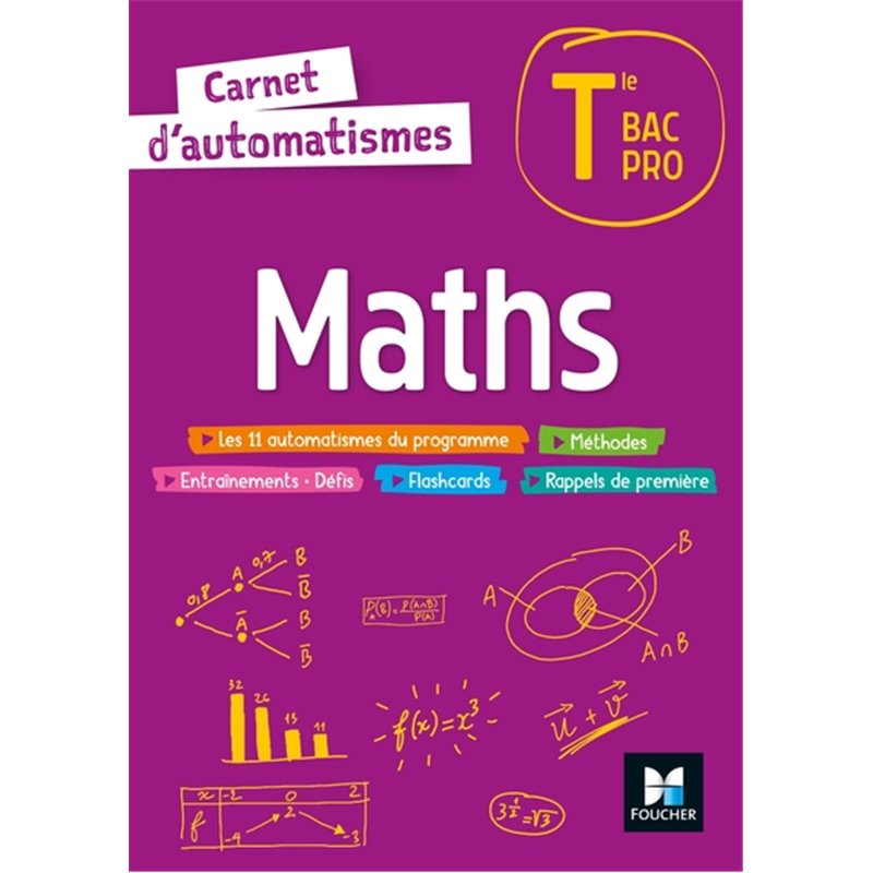 Carnet d'automatismes - MATHS - Tle Bac Pro - Éd. 2022 - Livre élève ...