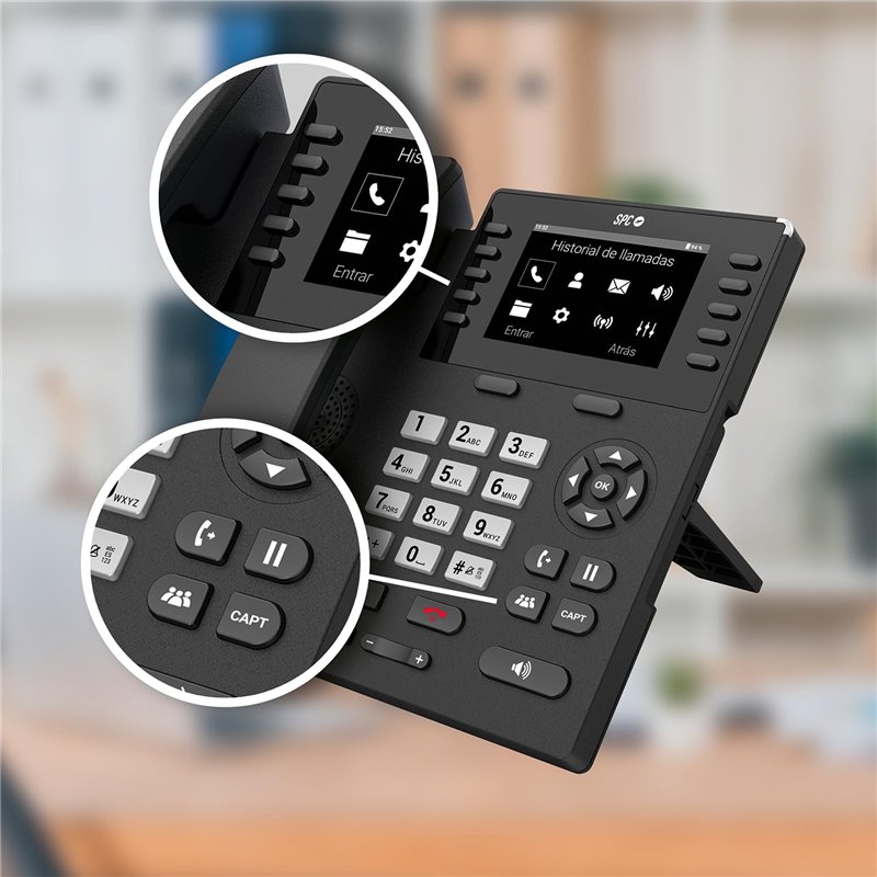 SPC WF100 – Téléphone Fixe sans Fil avec SIM |4G, appels Vol | Isleden